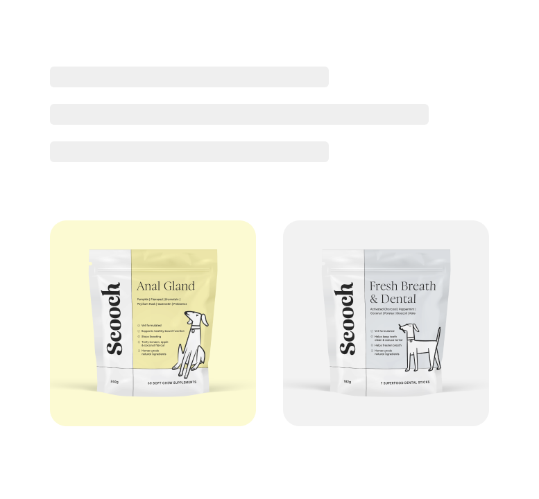 Scooch | The pet health subscription